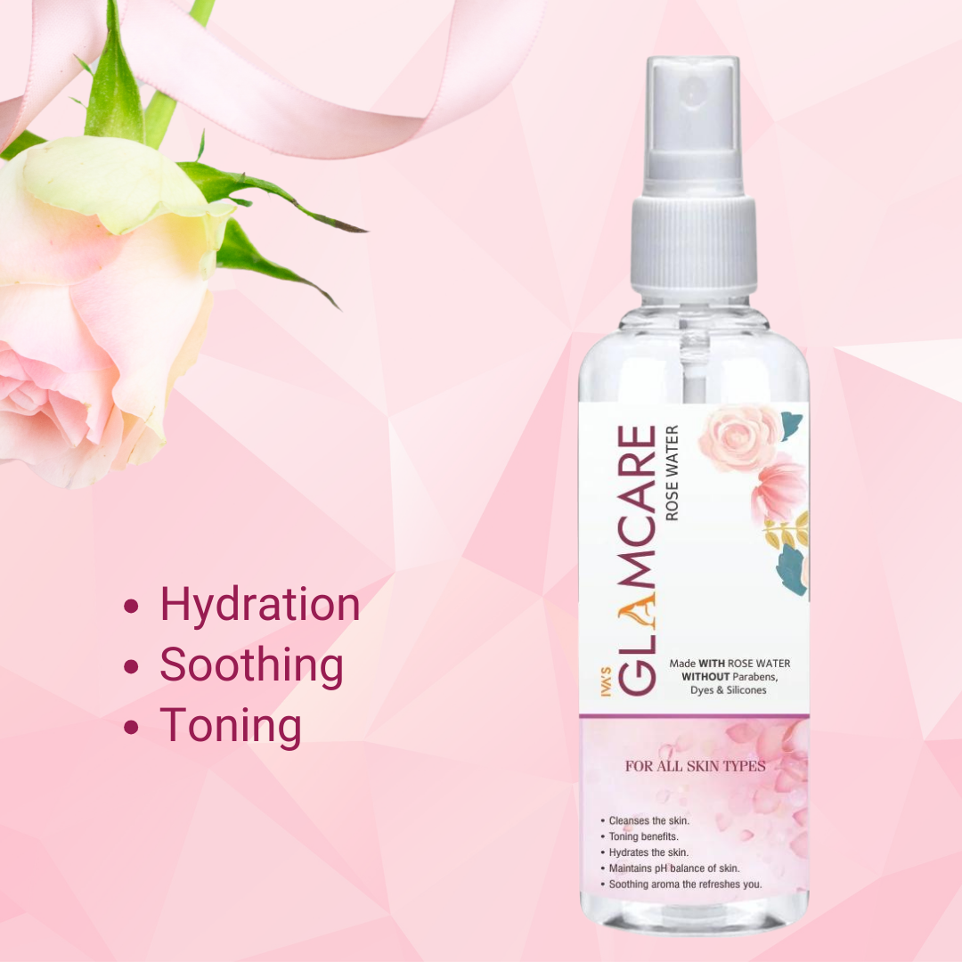 Rose Water with The Goodness of Roses - 100 ML– Iva Healthcare pvt ltd